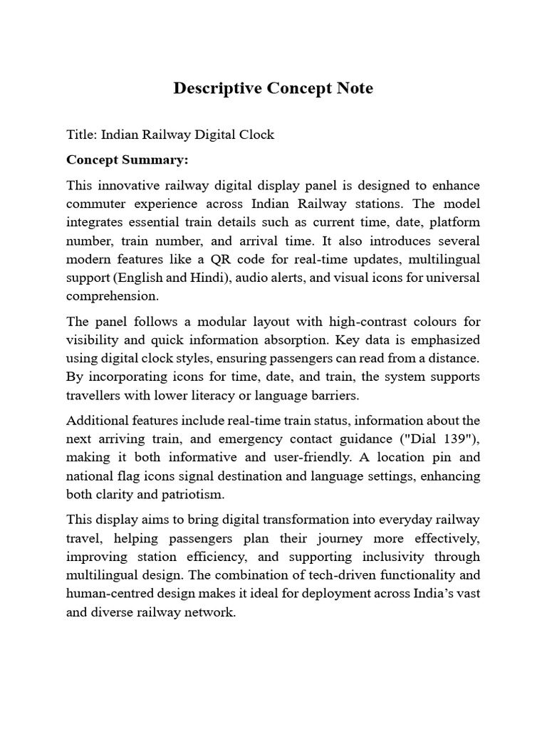 Concept Note | PDF
