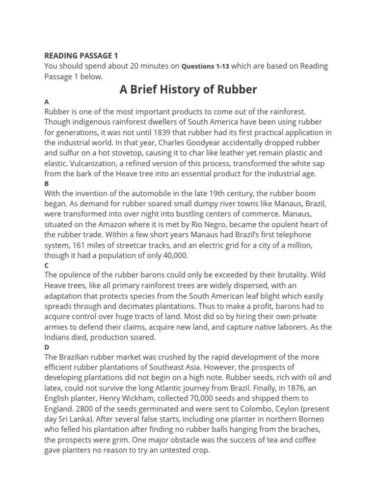 History and Impact of Rubber Production | PDF | Jupiter | Natural Rubber