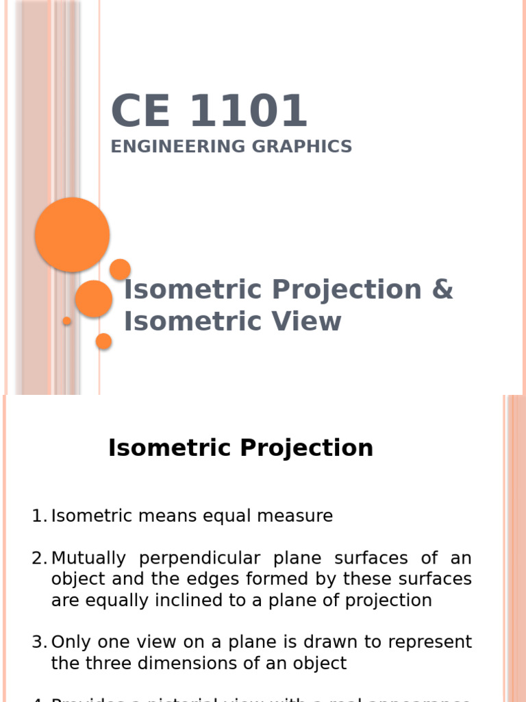 Isometric Projection and View Basics | PDF