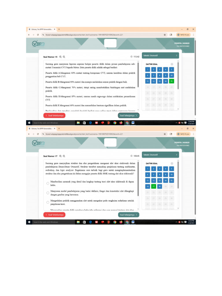 Soal Try Out PPG | PDF