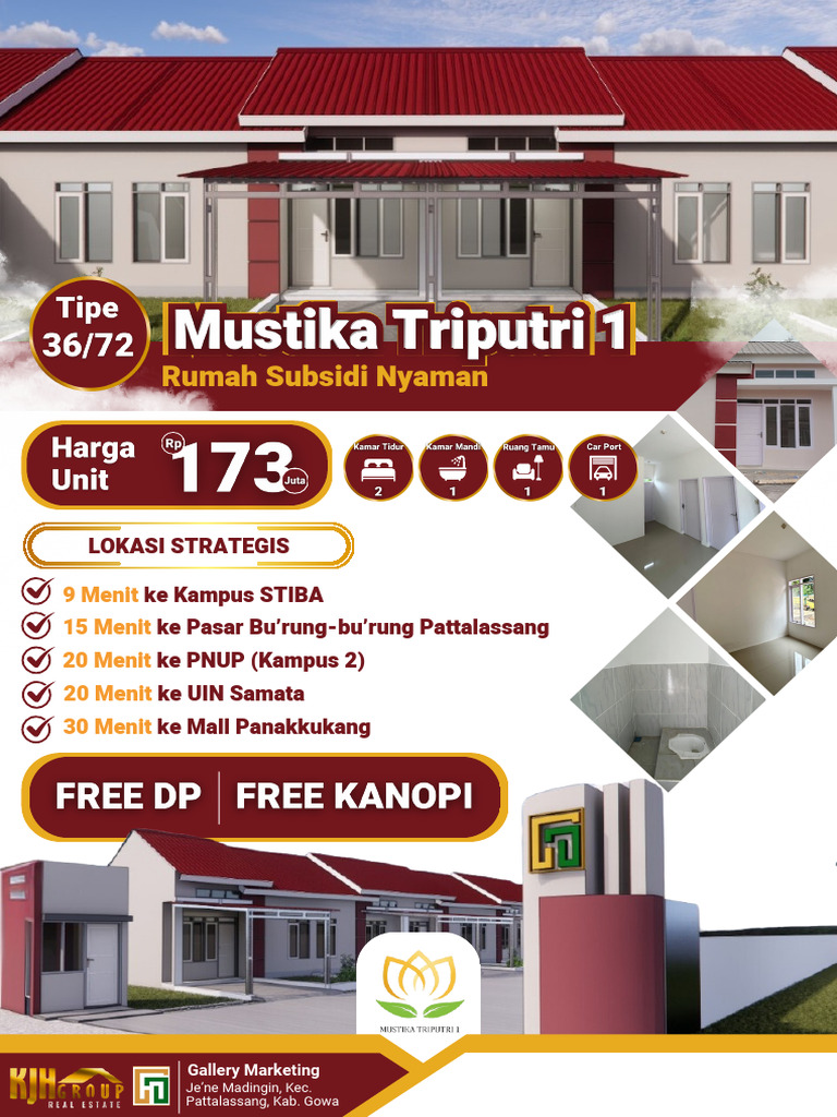 Rumah Subsidi Nyaman di Pattalassang | PDF