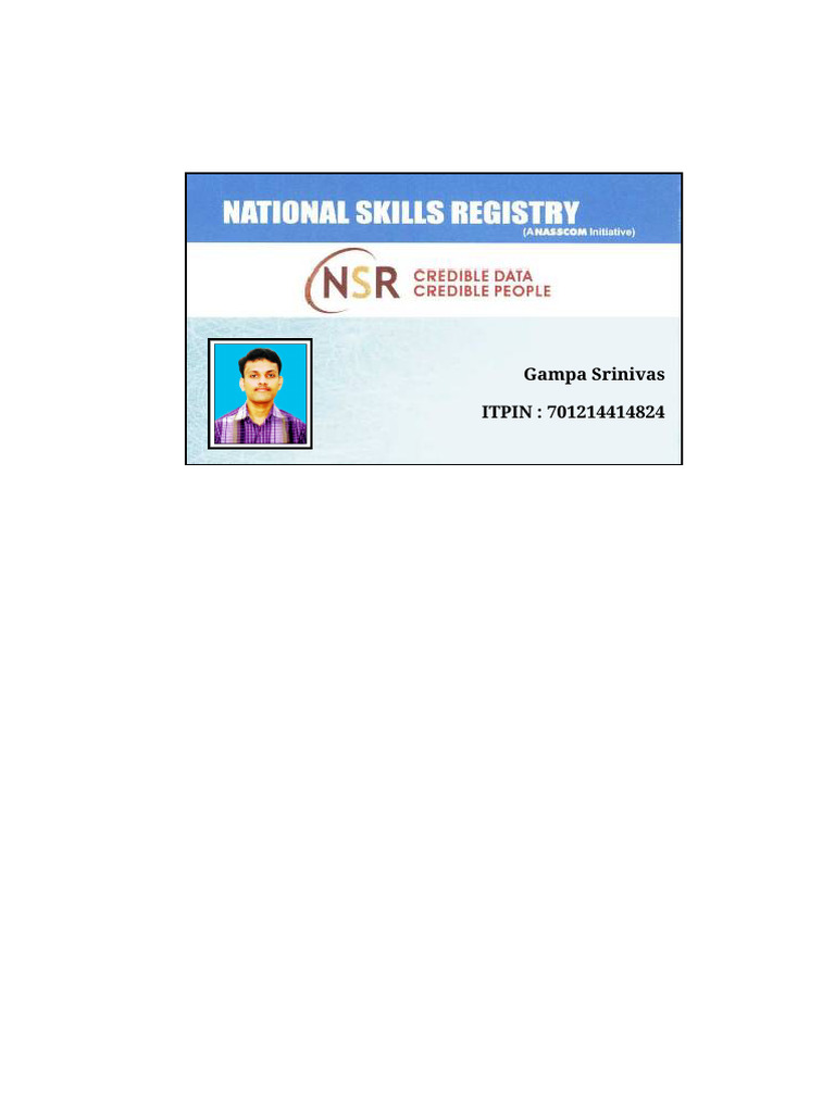 NSR Card | PDF