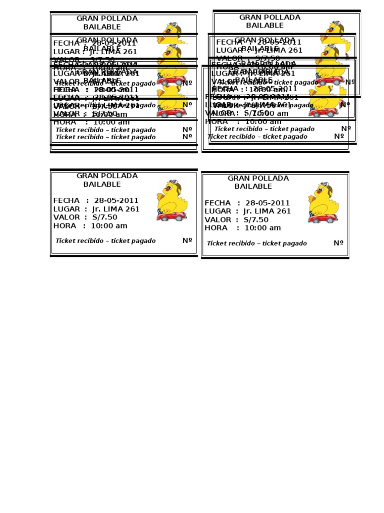 Gran Pollada Bailable | PDF