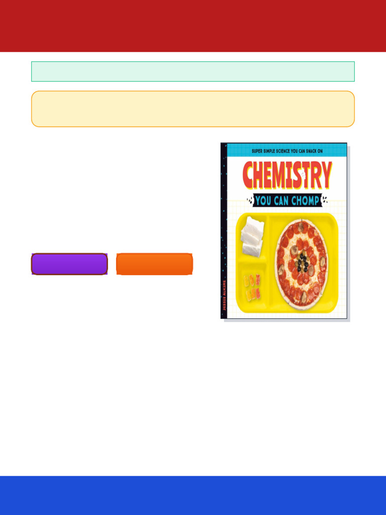 Chemistry You Can Chomp Super Simple Science You Can Snack on Jessie ...