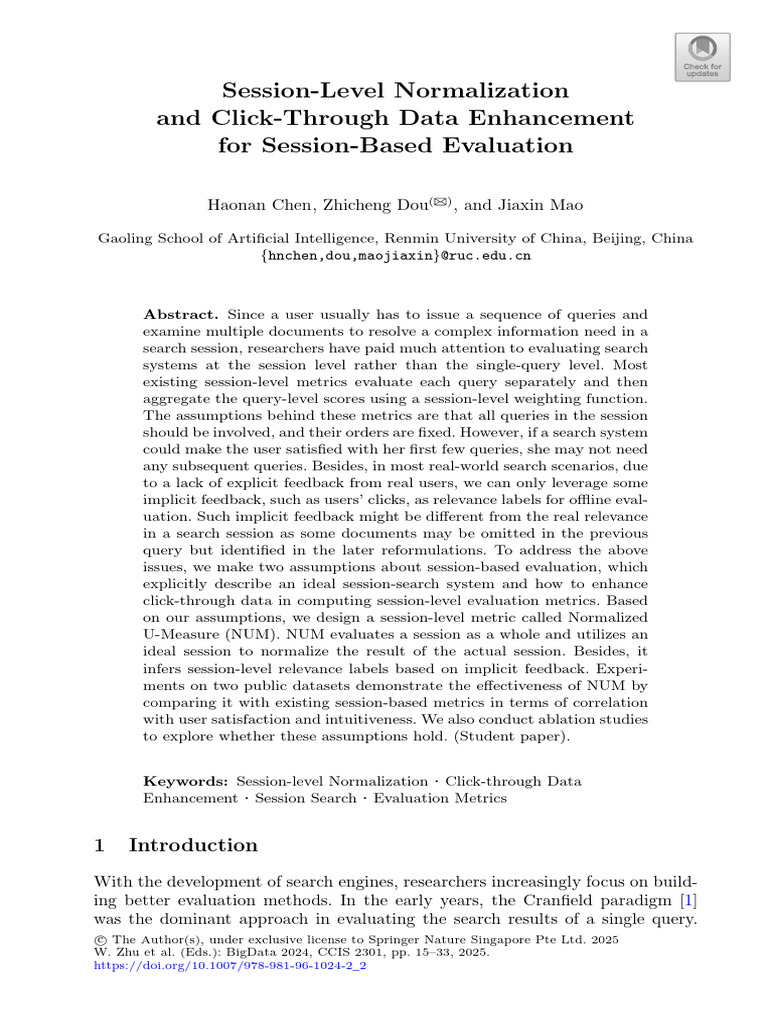 Session-Level Normalization and Click-Through Data Enhancement For ...