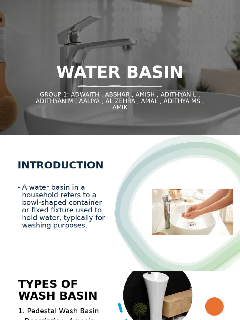 Types and Design of Wash Basins | PDF | Sink | Countertop