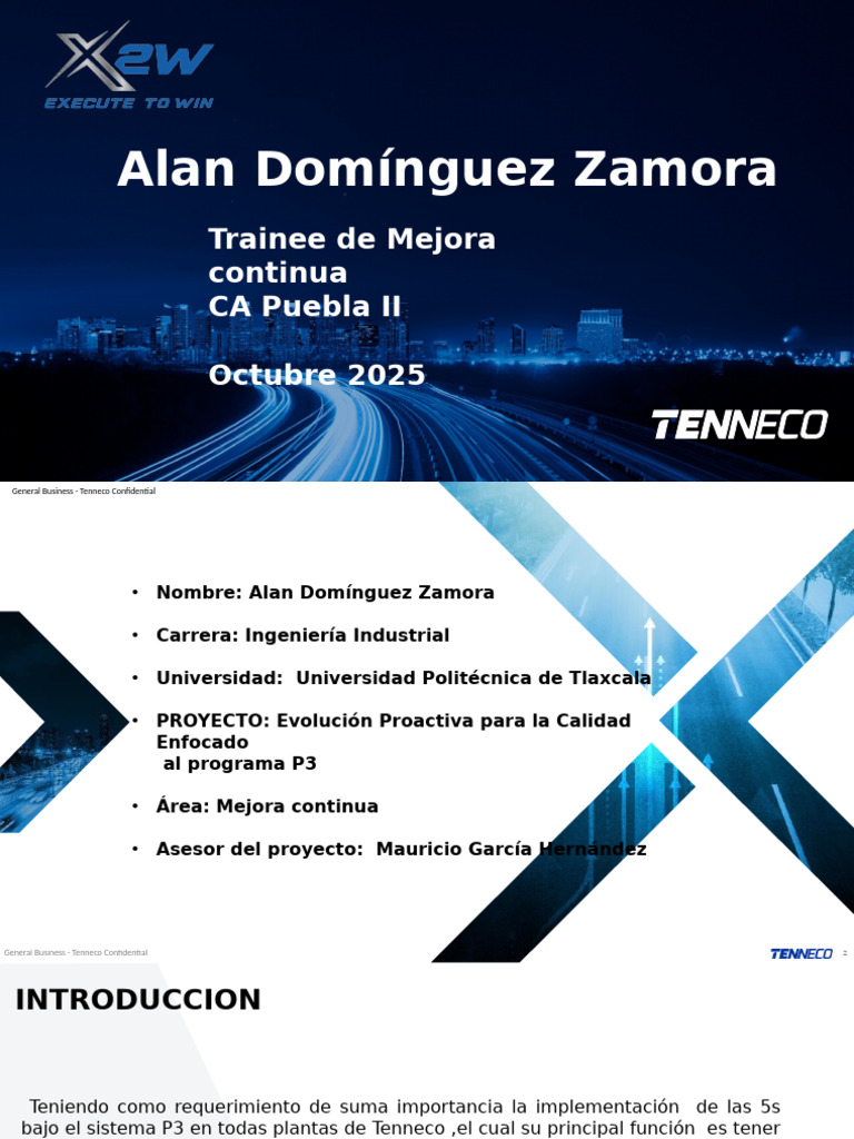 Implementación de 5S en Tenneco P3 | PDF