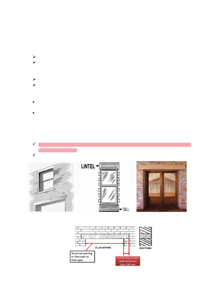 2. Arches & Lintels_MR | PDF | Concrete | Brick