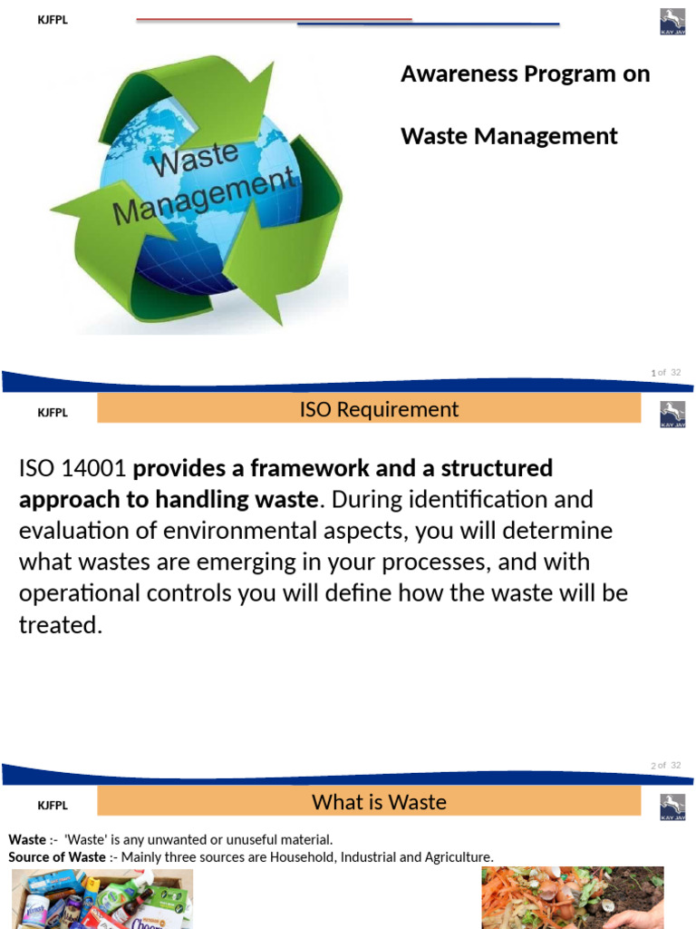 Waste Management Awareness Program | PDF | Waste | Waste Management