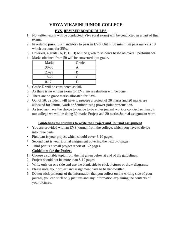 EVS Project & Journal Guidelines | PDF | Water | Natural Environment