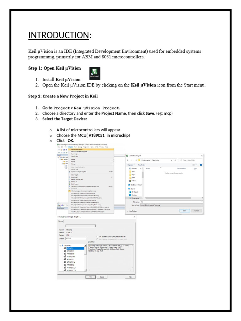 Keil µVision IDE Setup Guide | PDF