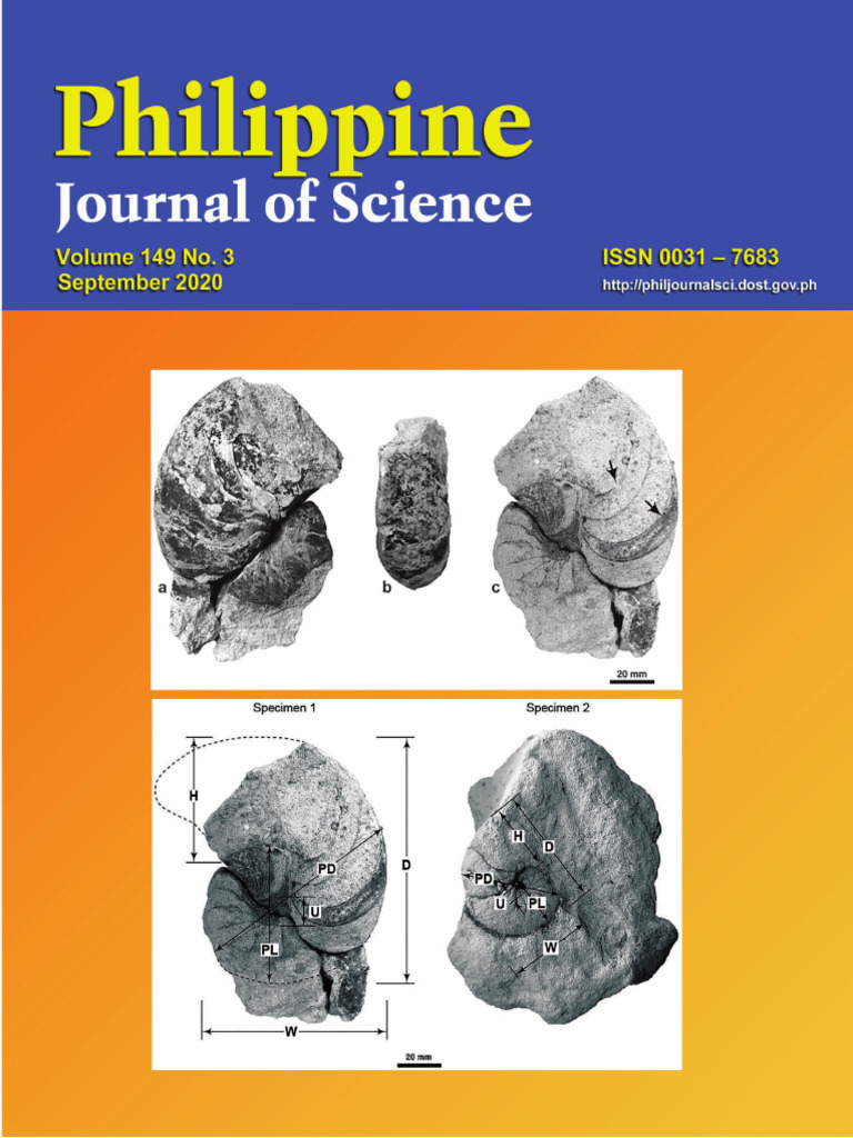 Philippines Journal of Science 3rd QTR September 2020 Final | PDF ...