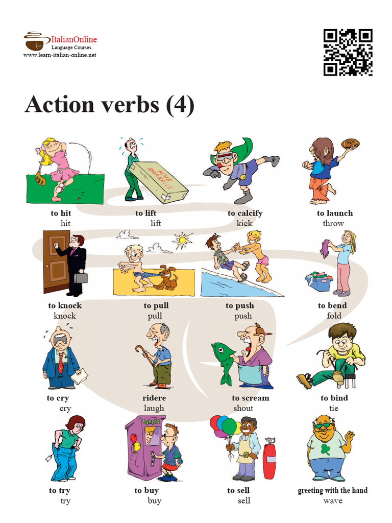 Italian Online Language Course Verbs | PDF