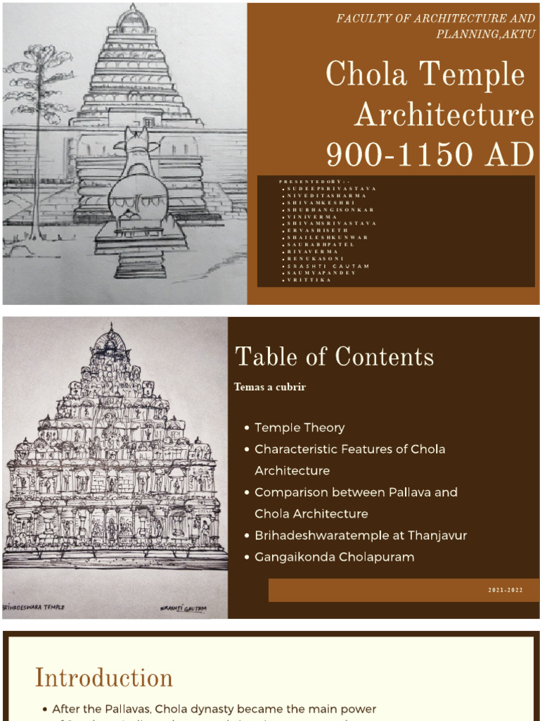 Arquitectura de los templos Chola (1) | PDF