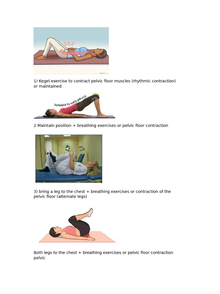 Exercises to Relax the Pelvic Floor | PDF