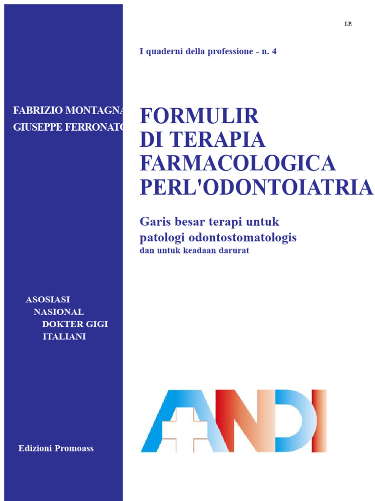 Terapi Farmakologis untuk Odontostomatologi | PDF