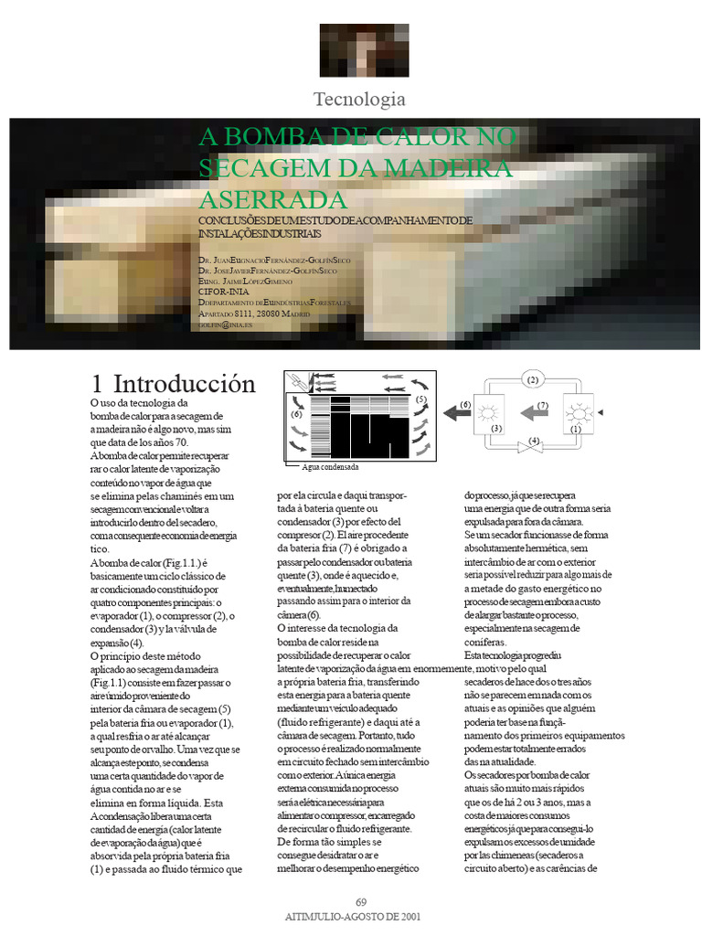 secagem de madeira bomba de calor.pdf | PDF