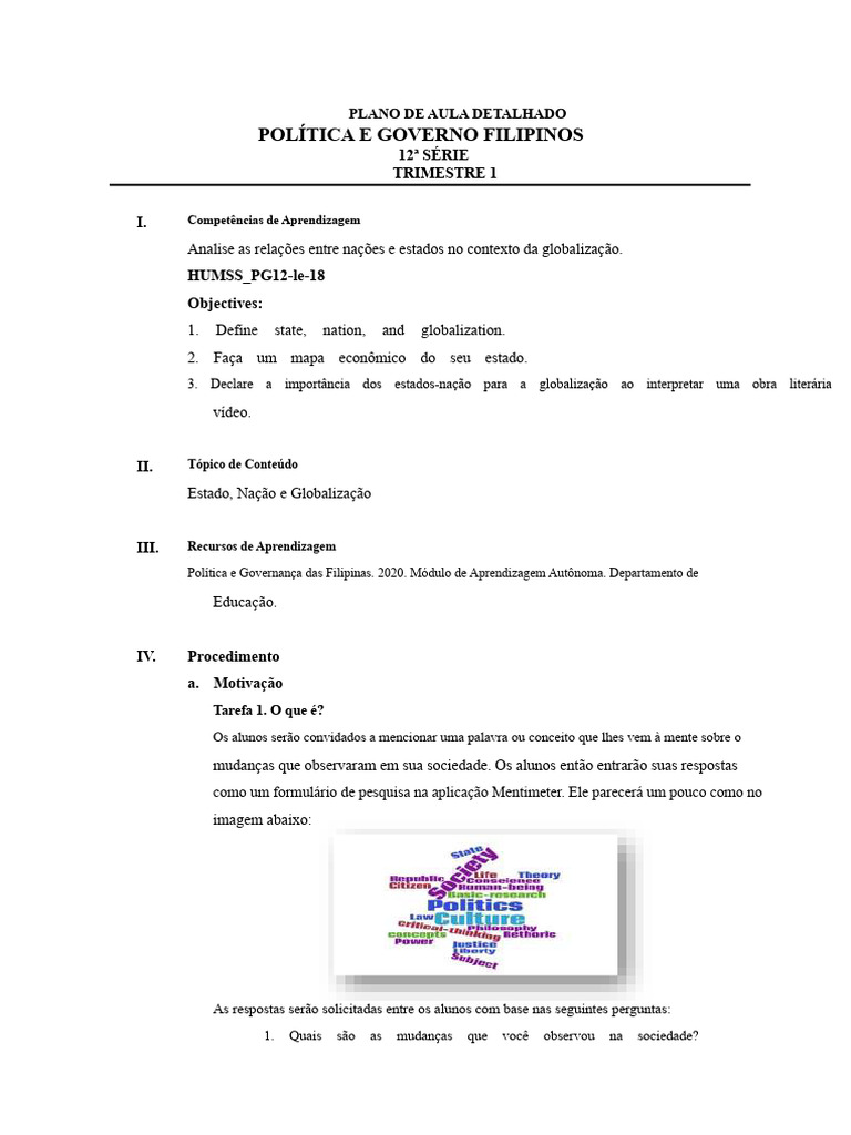 Samaria SHS_Precious Gregorio_POLGOV DLP | PDF | Economia | Aprendizado