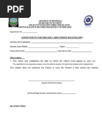 SAPS 271 Firearm License Application Checklist | PDF
