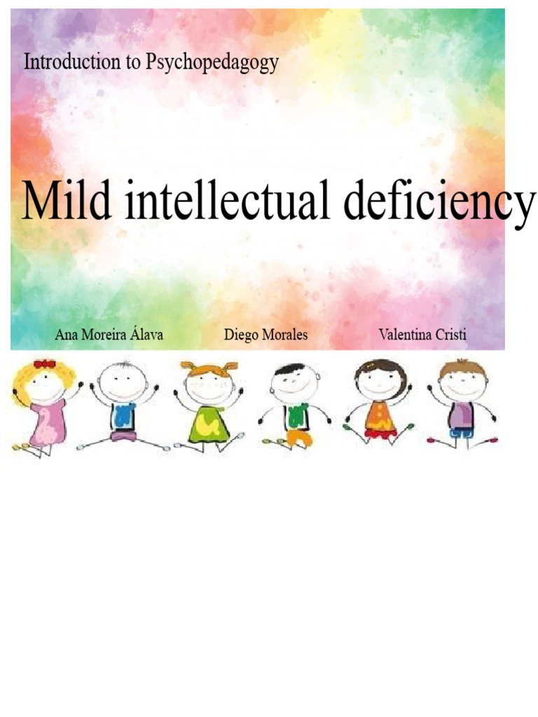 MILD INTELLECTUAL DISABILITY | PDF | Intellectual Disability ...