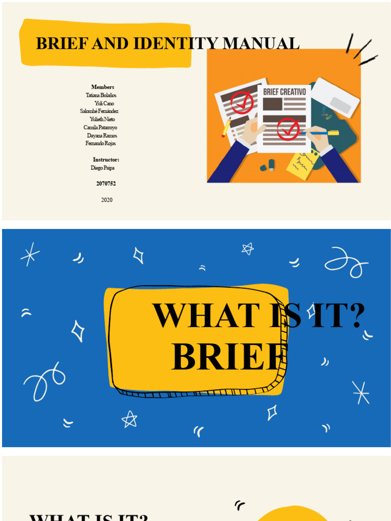 Brief and Identity Manual Guide | PDF | Brand | Logos