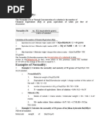 Normality in Chemistry: Definition & Examples | PDF | Mole (Unit ...