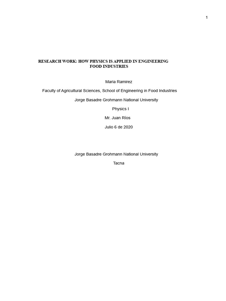 Physics Applications in Food Engineering | PDF | Food Preservation ...