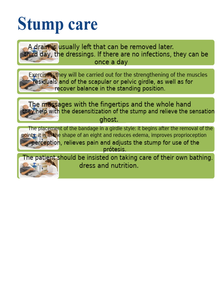 Comprehensive Stump Care Guide | PDF | Amputation | Prosthesis