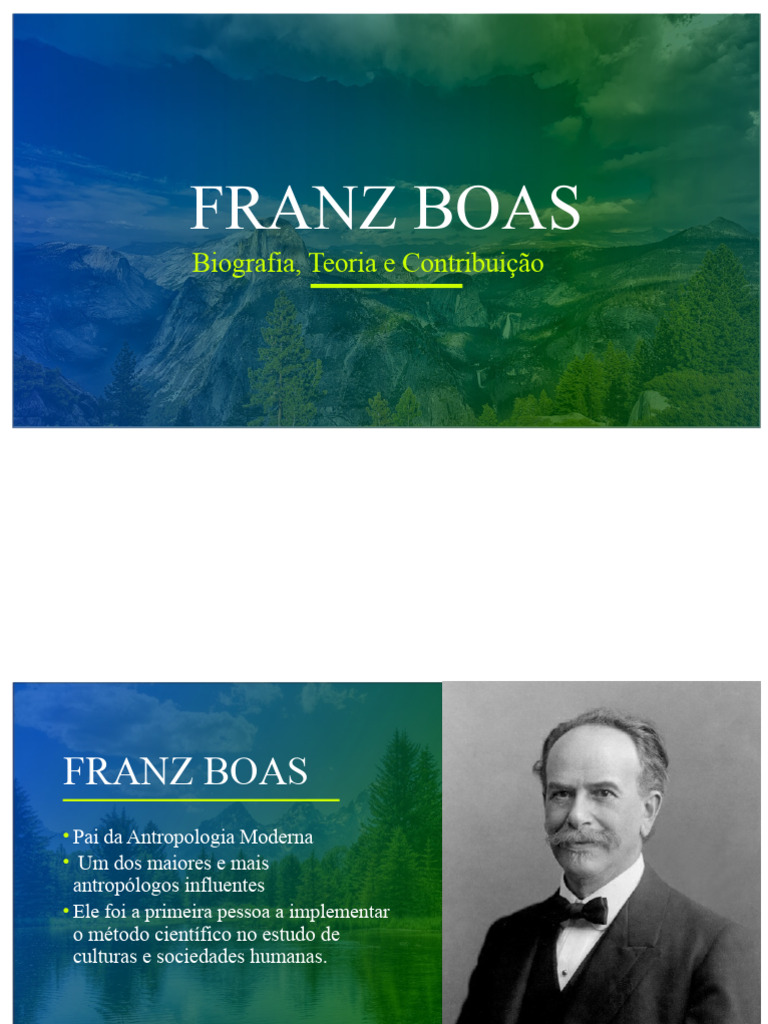 Franz Boas | PDF | Franz Boas | Antropologia
