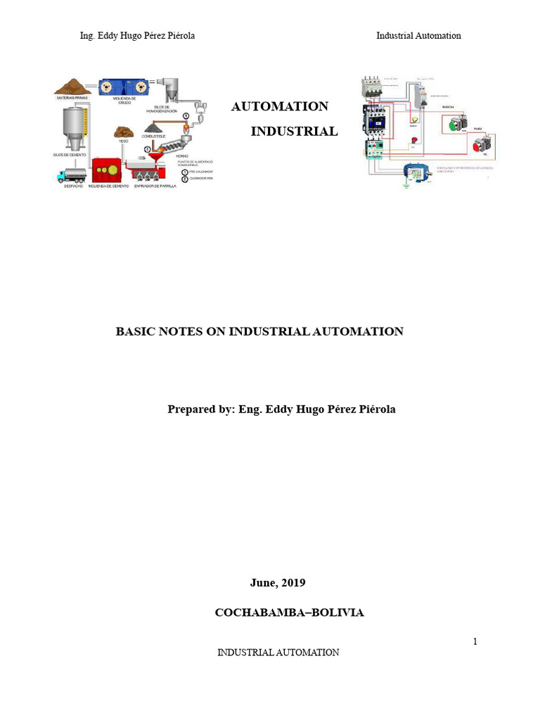 Basic notes on automation Ing. Eddy Perez | PDF | Programmable Logic ...