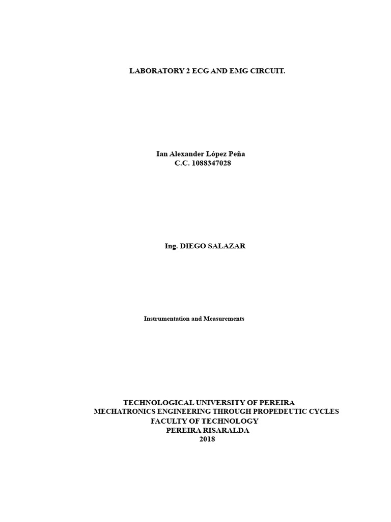 ECG and EMG Circuit Design Guide | PDF | Electronic Filter | Amplifier