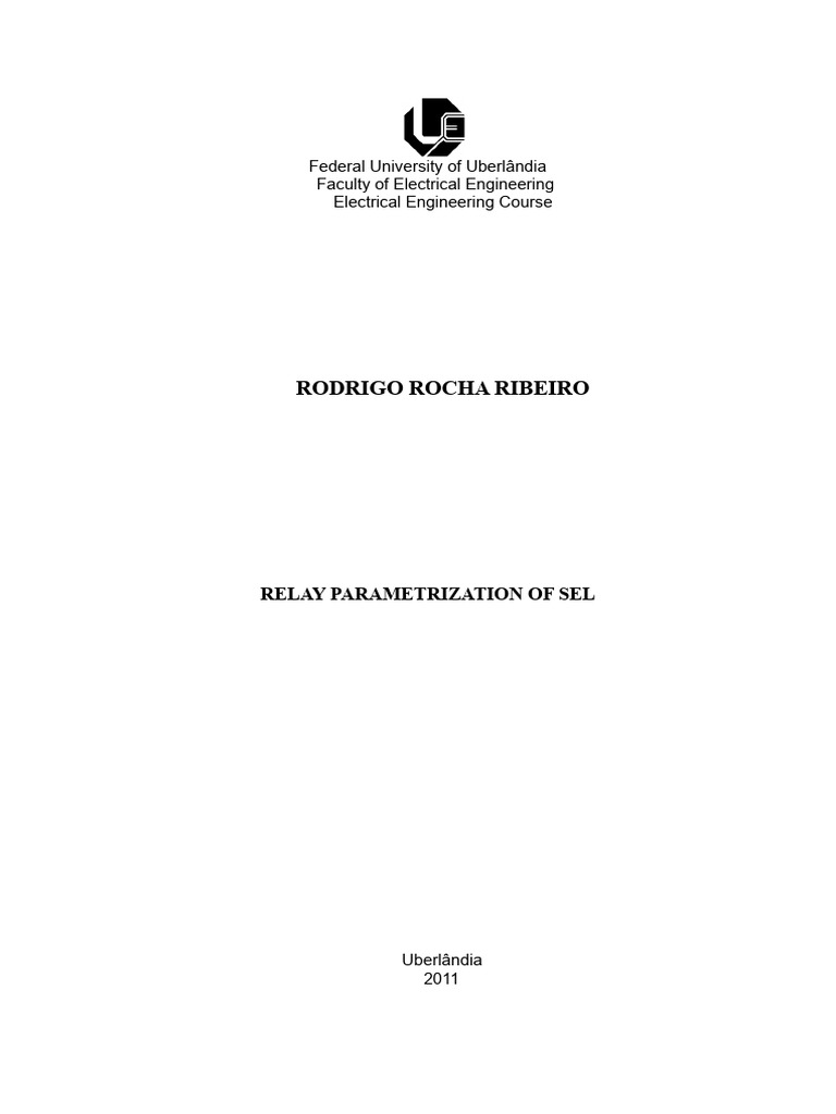 Parameterization of SEL Relays PDF | PDF | Relay | Electronic Circuits