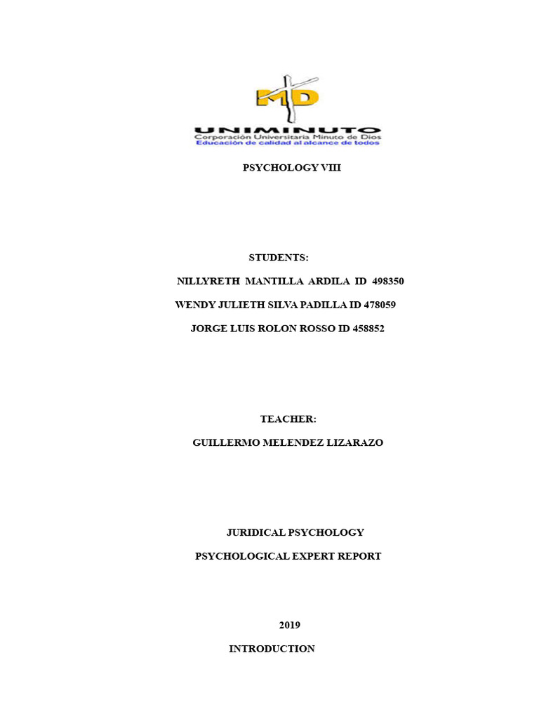 Forensic Psychology Report on Ted Bundy | PDF | Psychopathy ...