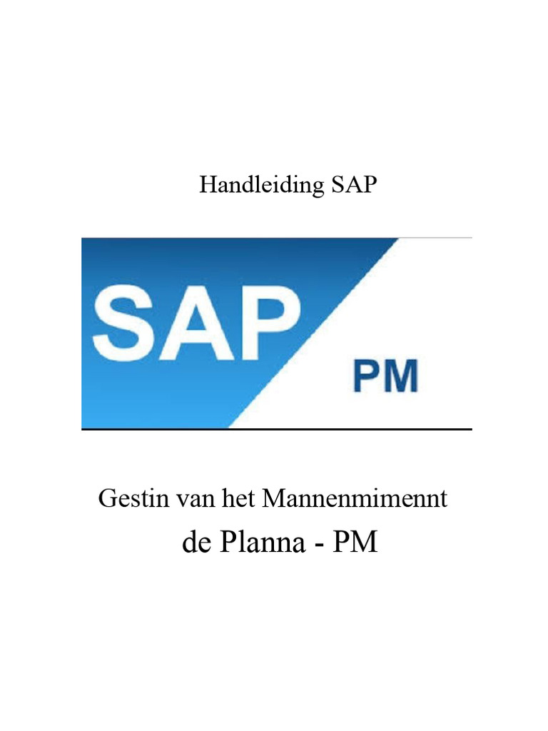 Sap PM | PDF