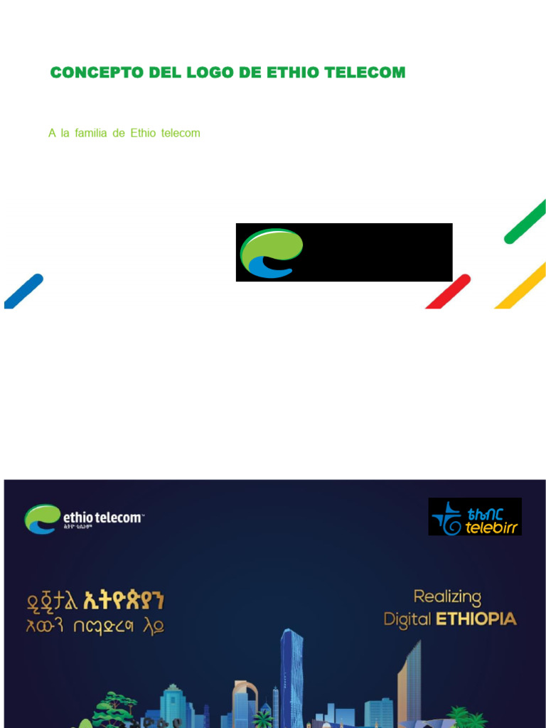 Kit de Comunicación de Marca 1 - Logo de Ethio Telecom | PDF ...