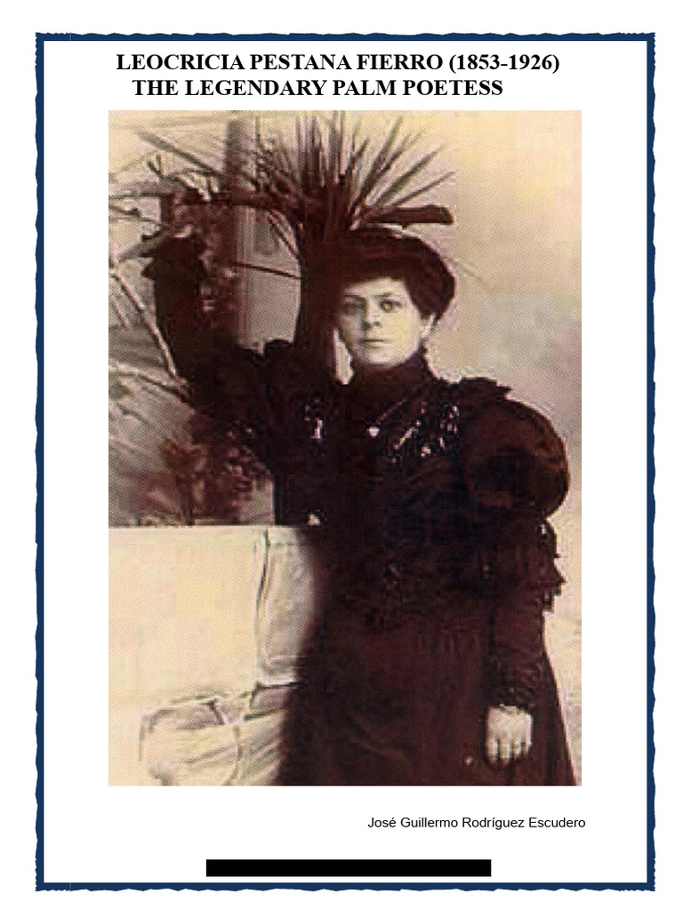 Leocricia Pestana: Palm Poetess Legacy | PDF