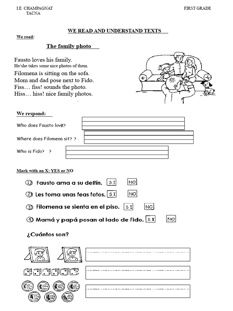 First Grade Reading and Writing Activities | PDF