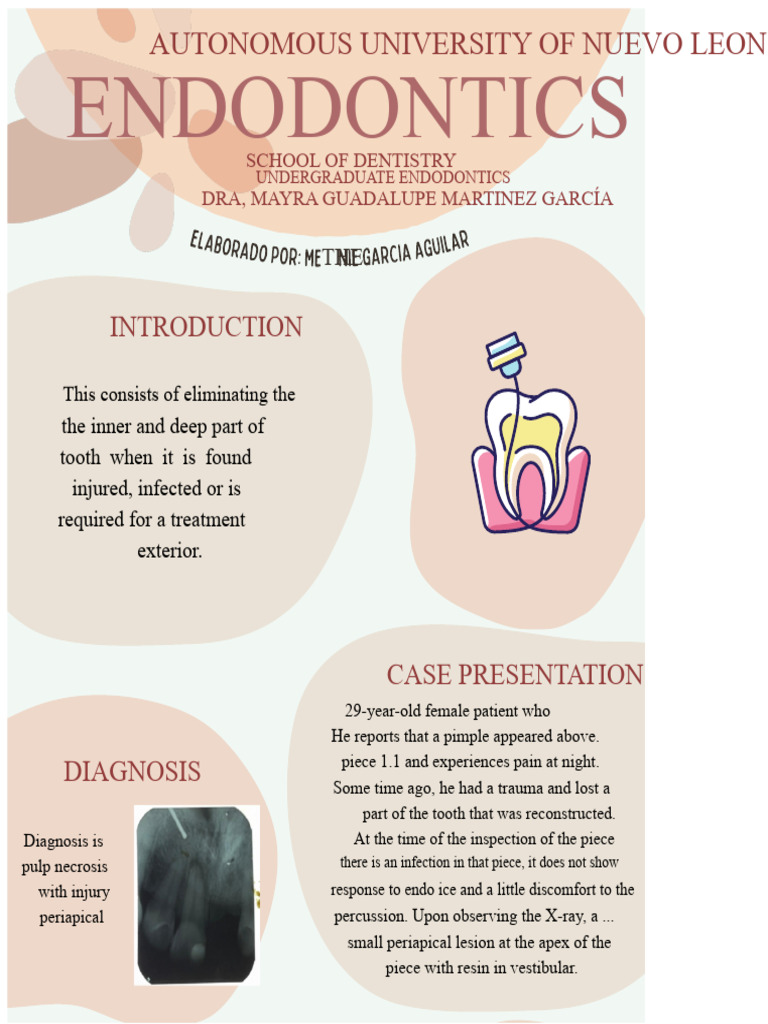 Endodontics Poster - Garciaaguilar | PDF