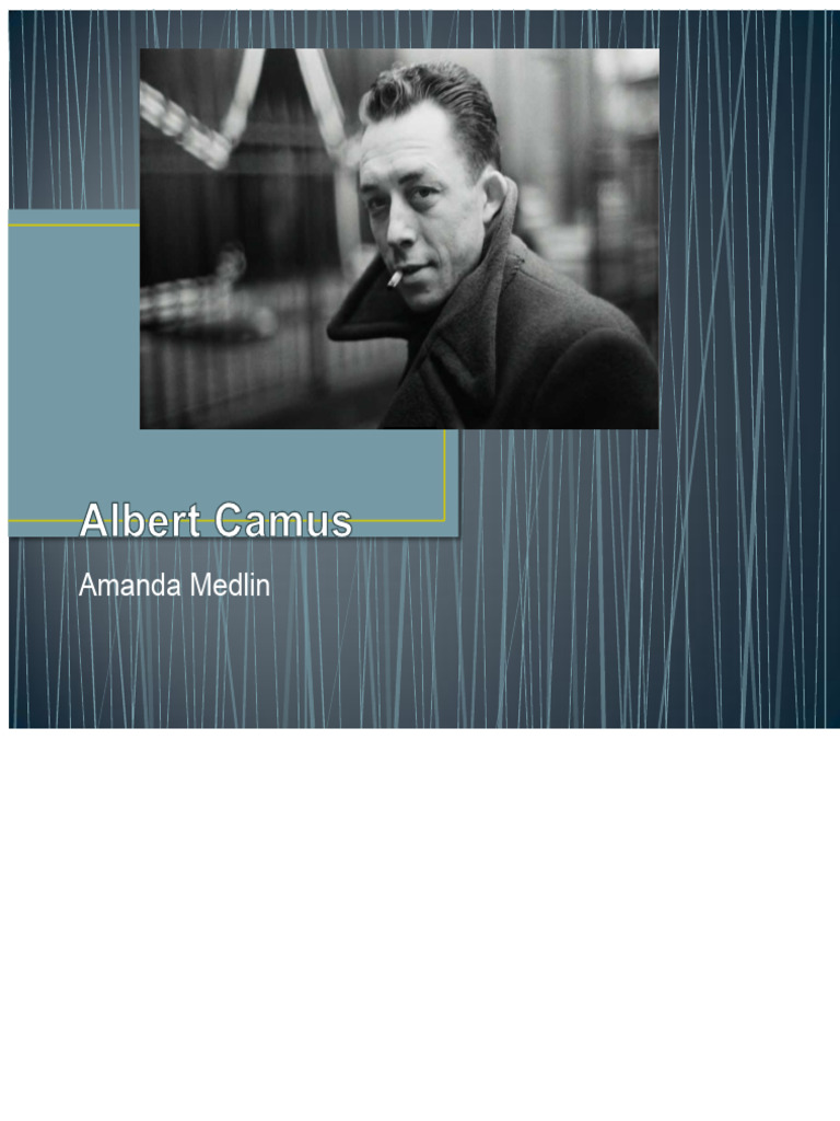 Vida E Filosofia De Albert Camus Pdf Albert Camus