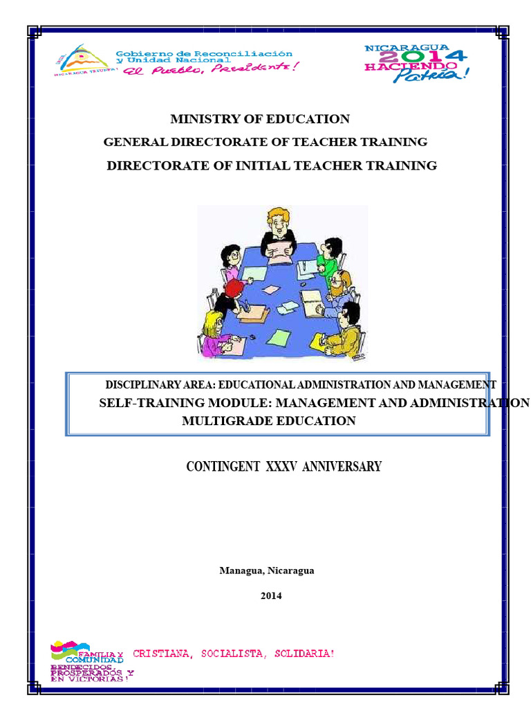 Management and Administration Module 2020 | PDF | Curriculum | Learning