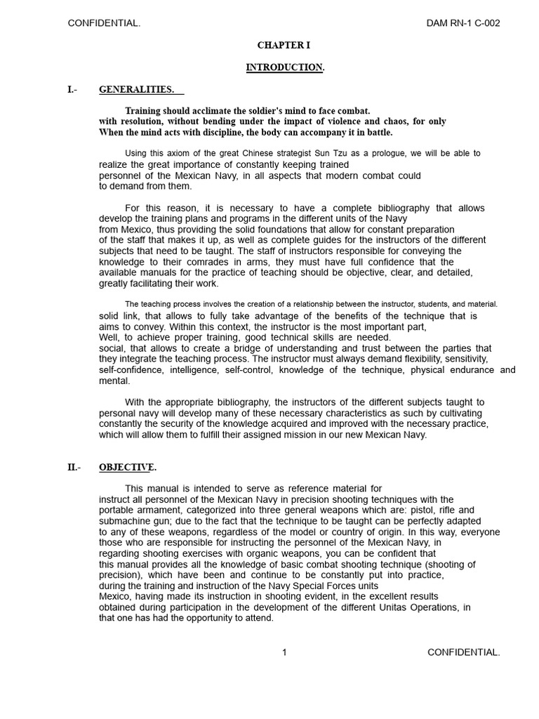 Armed Shooting Manual Mexico $100 | PDF | Cartridge (Firearms) | Gun Barrel