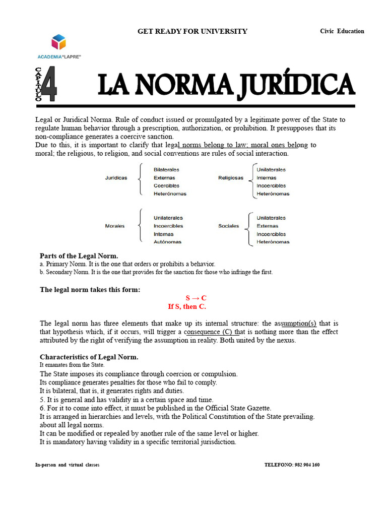 Understanding Legal Norms in Civic Education | PDF | Decree | Constitution