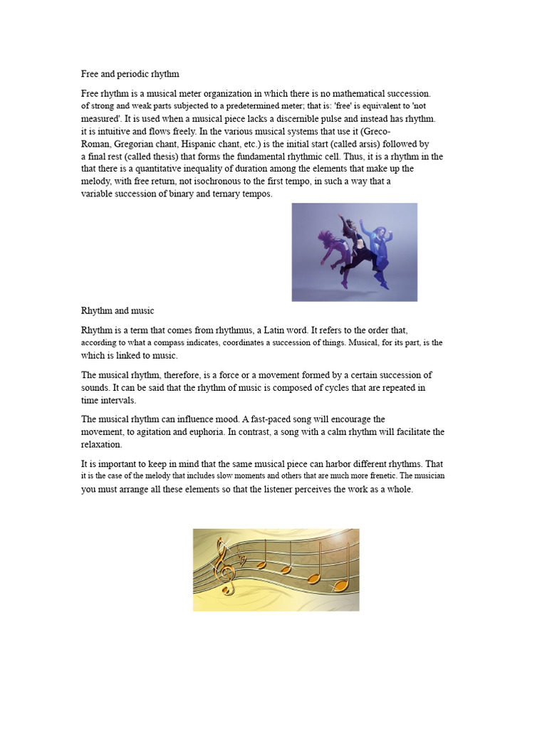 Understanding Free Rhythm in Music | PDF