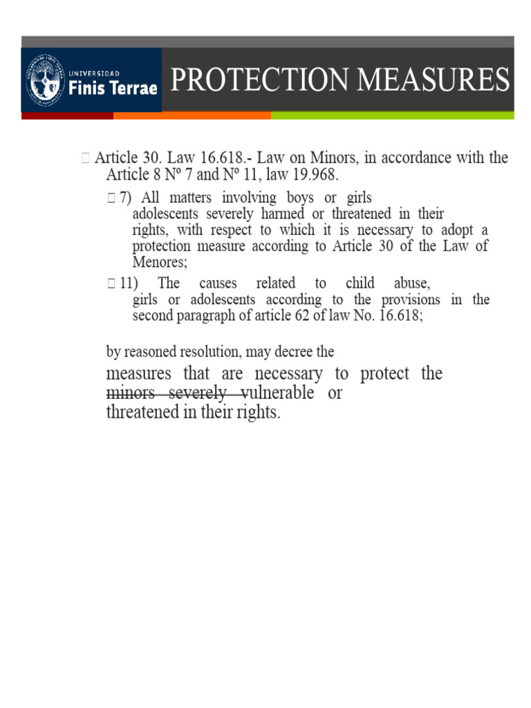 Child Protection Measures Overview | PDF | Adolescence | Behavioural ...