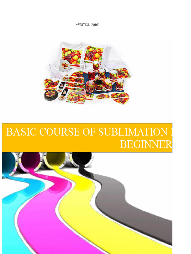 Basic Sublimation Course eBook for Beginners Gift | PDF | Printer ...