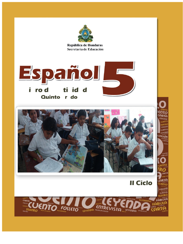 Fifth Grade Spanish Activity Book | PDF | Stress (Linguistics)
