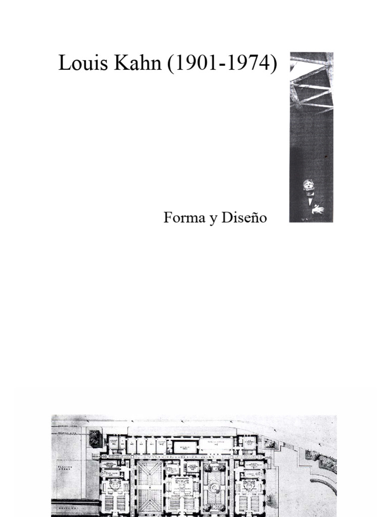 Louis Kahn - Forma y Diseño | PDF