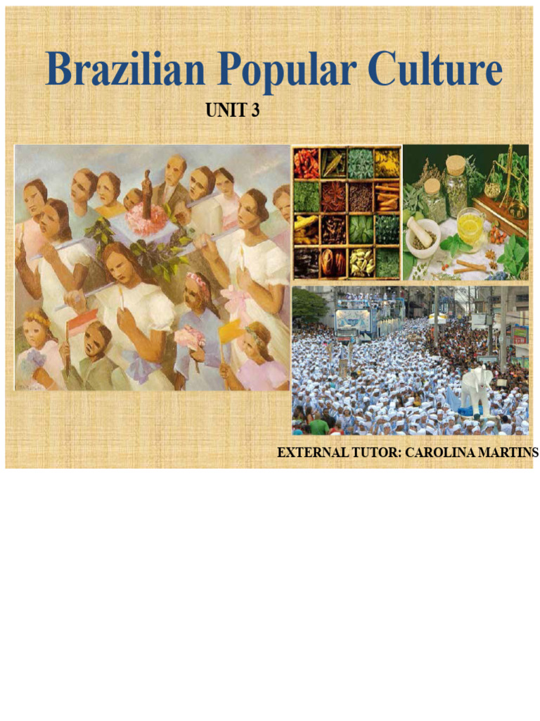 SLIDES UNIT 3 Popular Culture | PDF | Folklore | Catholic Church