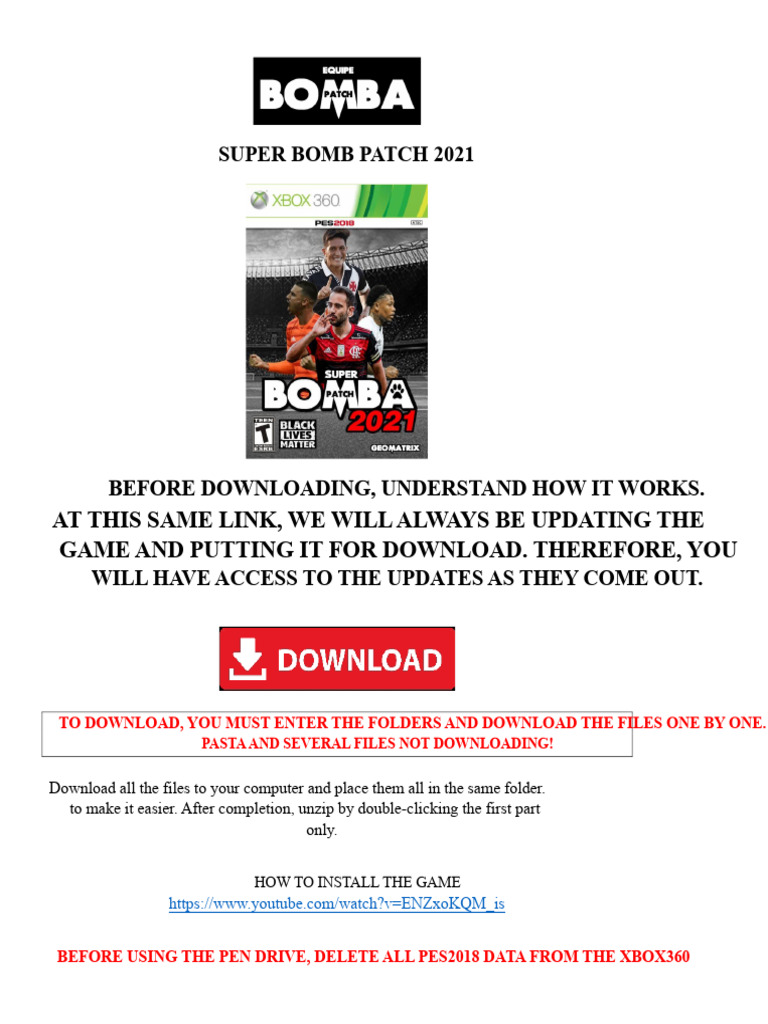 Xbox 360 Bomba Patch 2021 Guide | PDF | Computer File | Xbox 360