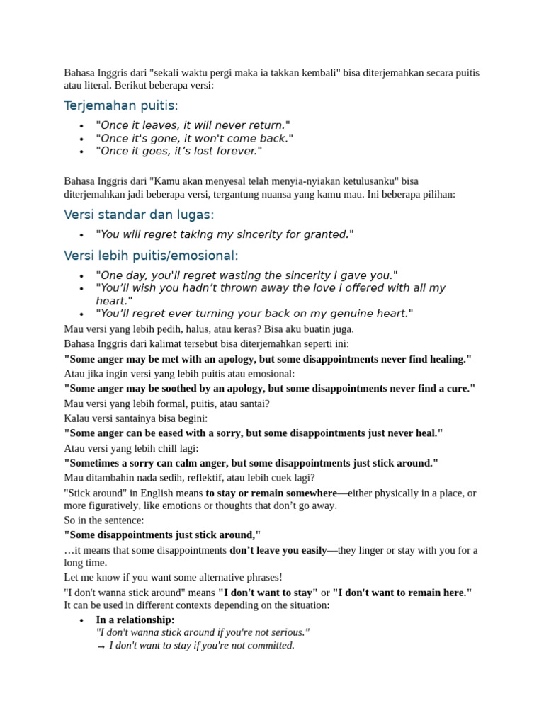 How To Say Something in English | PDF